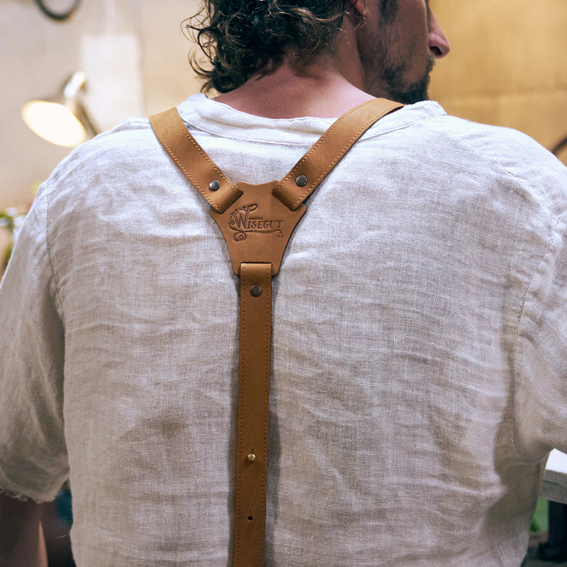 Leather Suspenders For Men