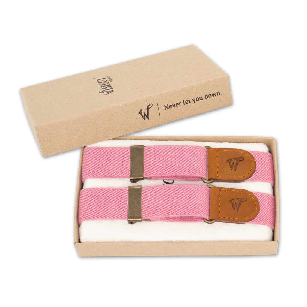 Sleeve Garters Pink Elastic | Wiseguy Original